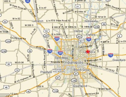 Lawrence Indiana House for Sale: 3 Bedroom 1 Bath, Lawrnce TP School ...